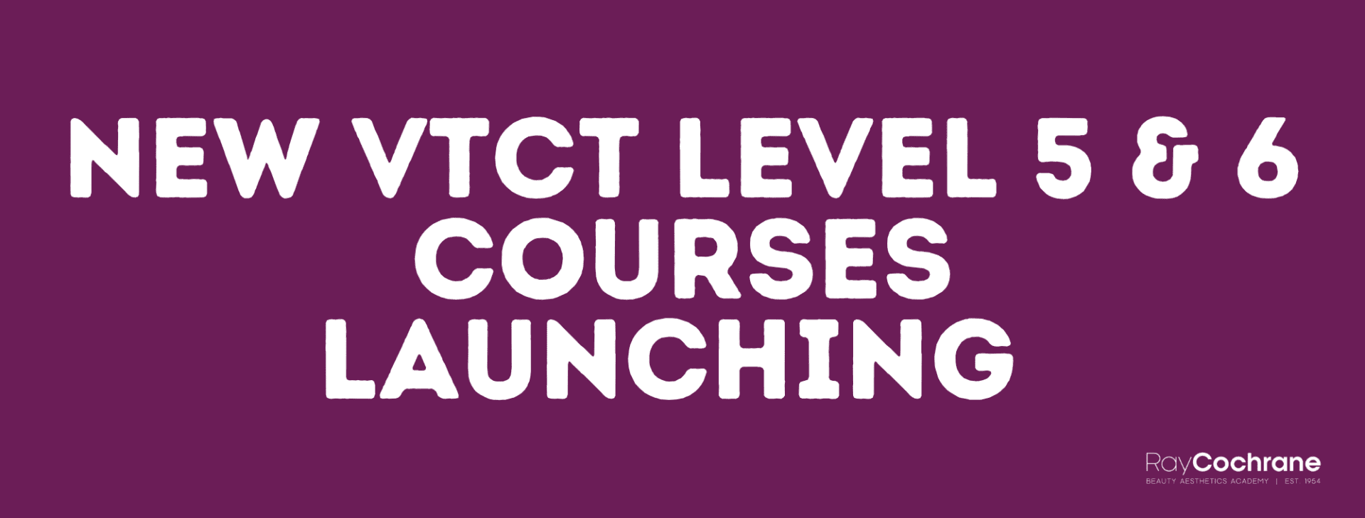 Introducing Four New VTCT Accredited Advanced Aesthetic Courses - Ray ...