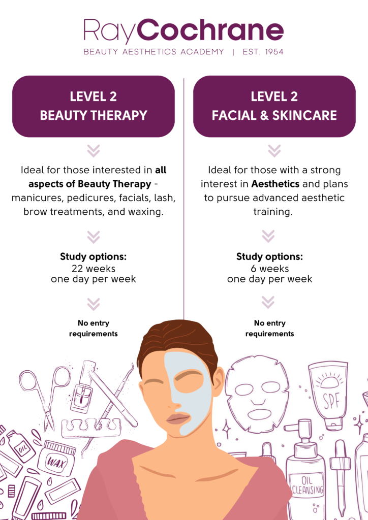 Level 2 Facial & Skincare vs Beauty Therapy: Courses Comparison